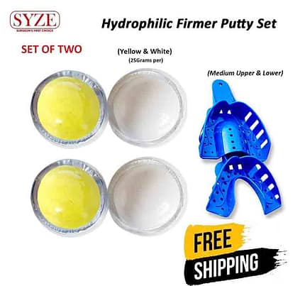 Dental Hydrophilic Firmer Mould Impression Putty Teeth Retainer Silicon ...