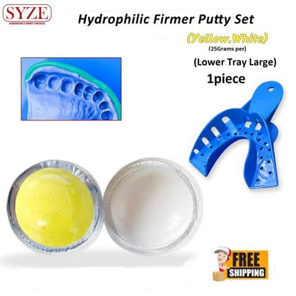 Dental Hydrophilic Firmer Mould Impression Putty Teeth Retainer Silicon ...