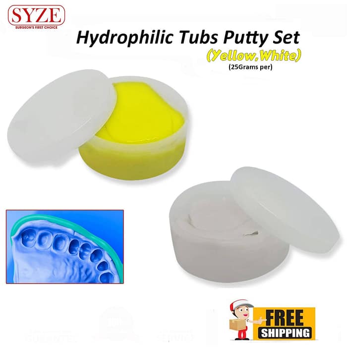 Hydrophilic Firmer Dental Impression Putty Tube Mold Silicone – Dental ...