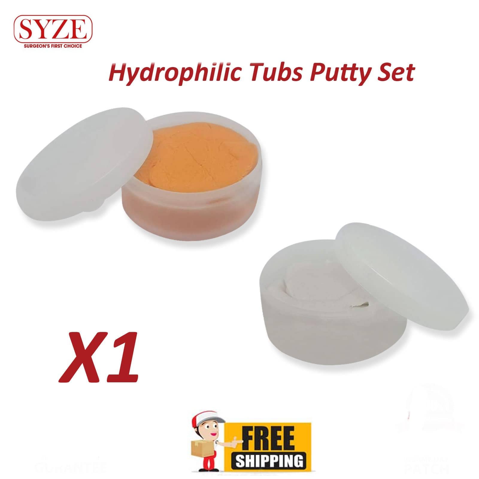 Dental Hydrophilic Firmer Mould Impression Putty Teeth Retainer Silicon ...